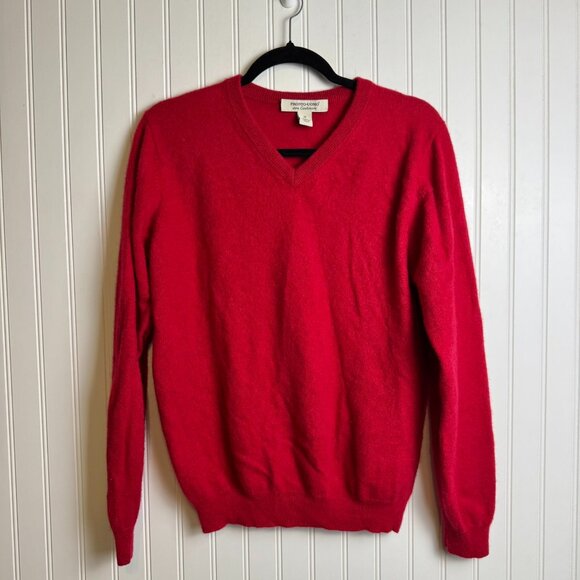 Pronto Uomo | Sweaters | Pronto Uomo Mens Red Vneck Cashmere Sweater P8 ...